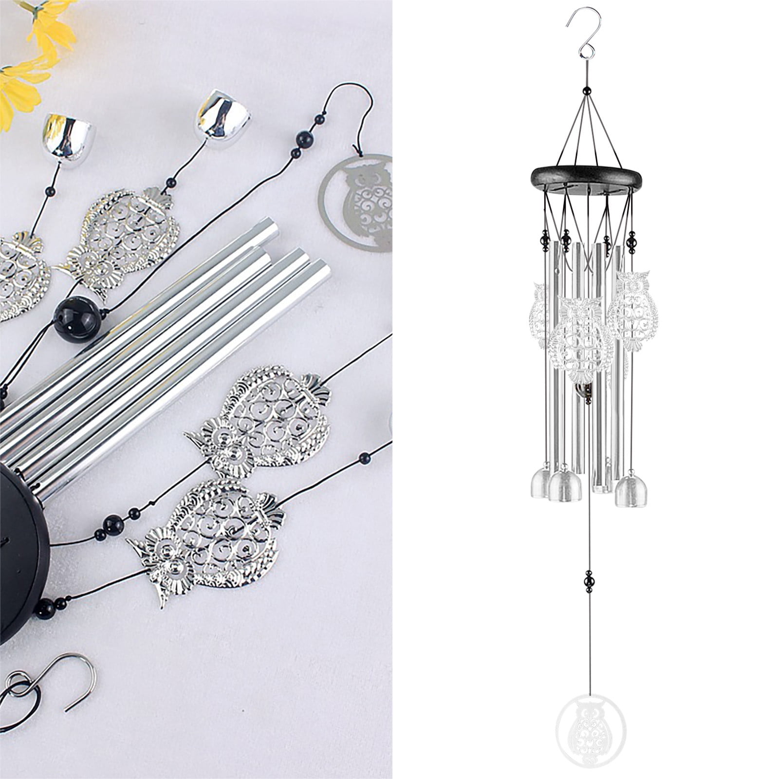 Veeogra Clearance,wind chimesWind Chimes For Outside,Hummingbird Owl ...