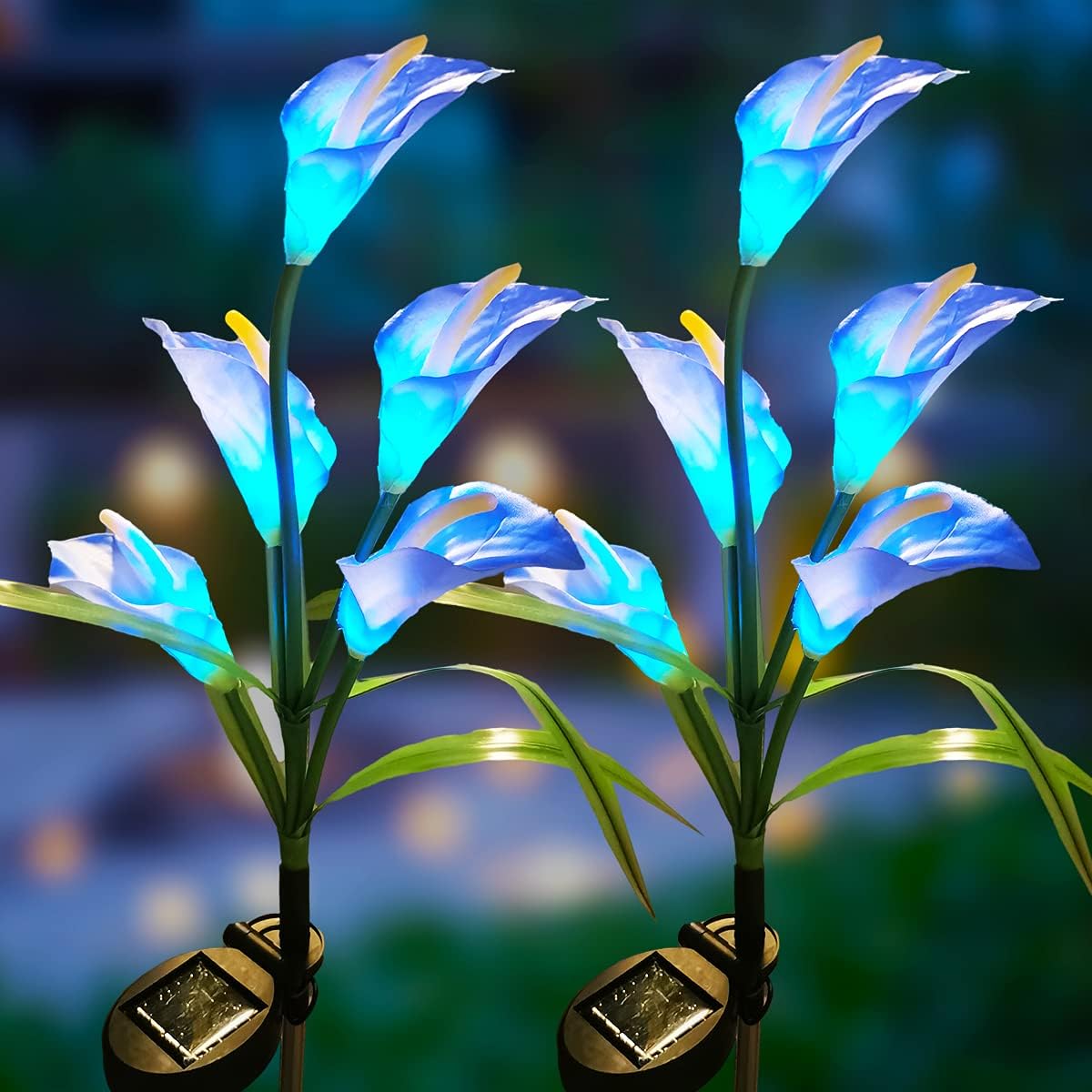 Veesee Outdoor Solar Tulip LED Flower Light, Christmas Gift, Solar ...