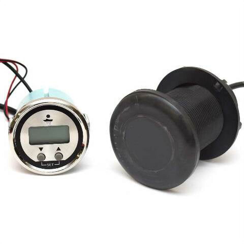 Veethree Digital Boat Depth Finder Gauge 68921 | Airmar P19 Transducer ...