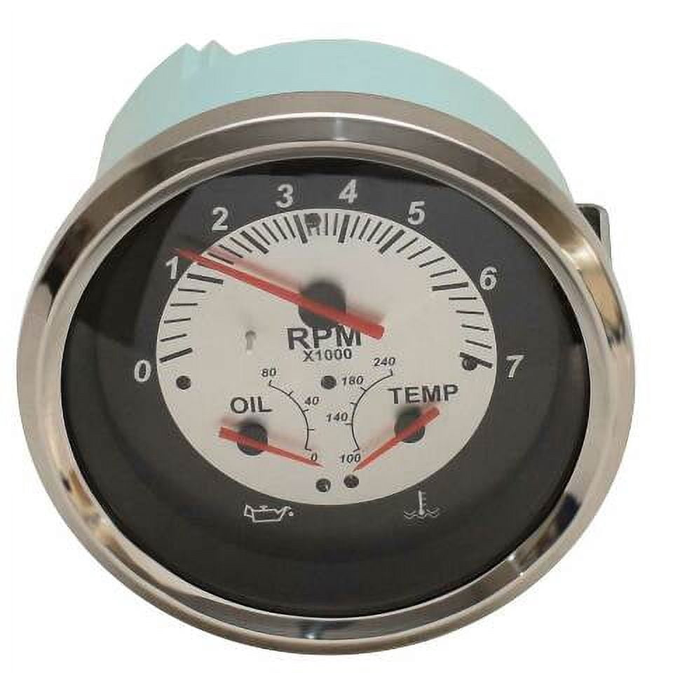 Veethree Boat Multifunction Gauge 781184PDFB | Oversized 4 3/8 Inch - Walmart.com