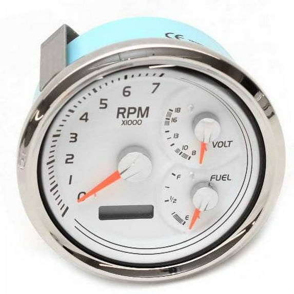 Veethree Boat Multifunction Gauge 781800PDFB | 4 1/4 Inch DeepVee - Walmart.com