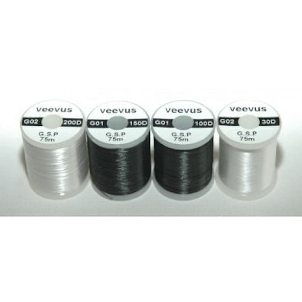 Veevus GSP Thread - White/100 Denier - Fly Tying - Walmart.com
