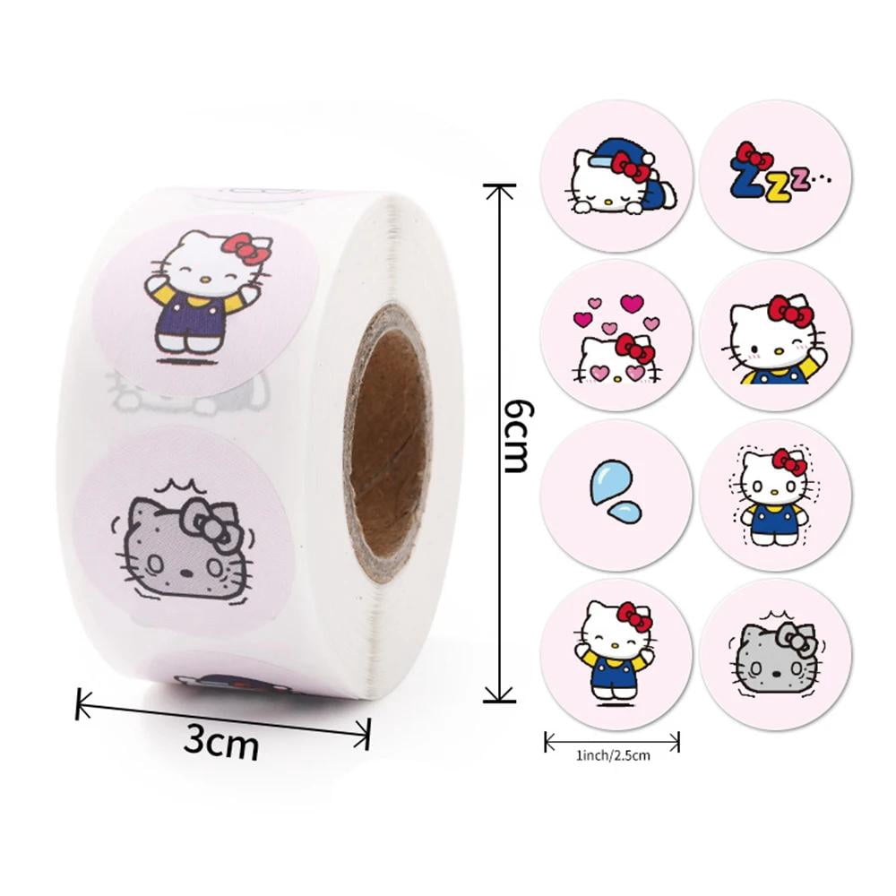 Veevvio 500PCS Cute Kuromi Pochacco My Melody Cartoon Stickers Roll ...