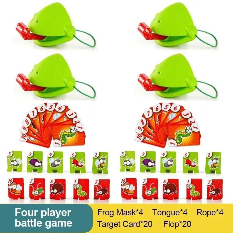 Veevvio Frog Mask Wagging Tongue Game Fun For Kids Family Party ...