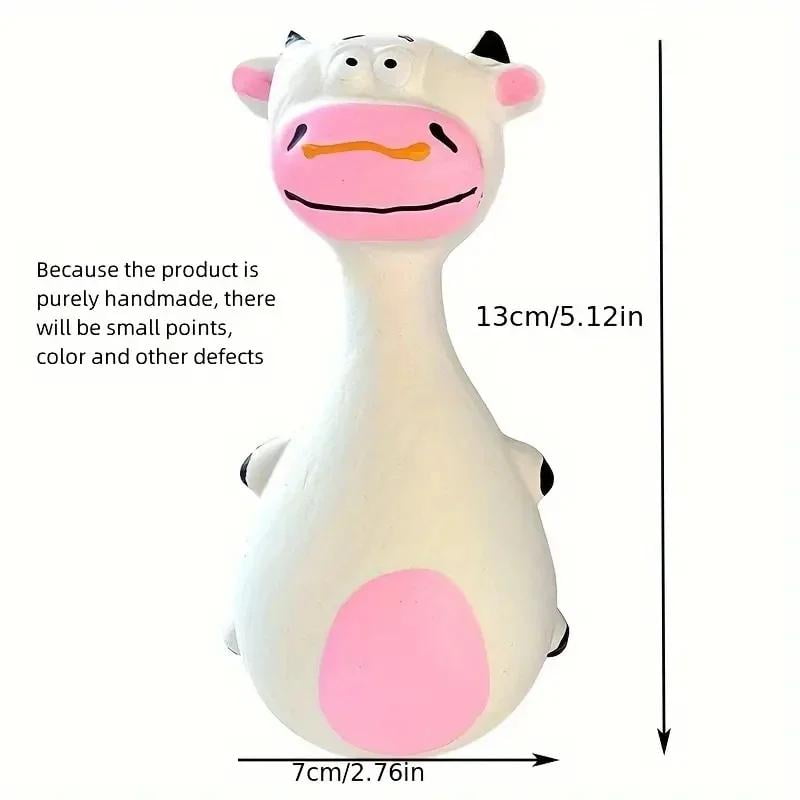Veevvio Soft Rubber Chewy Toys in Four Styles for Small and Medium Dogs ...