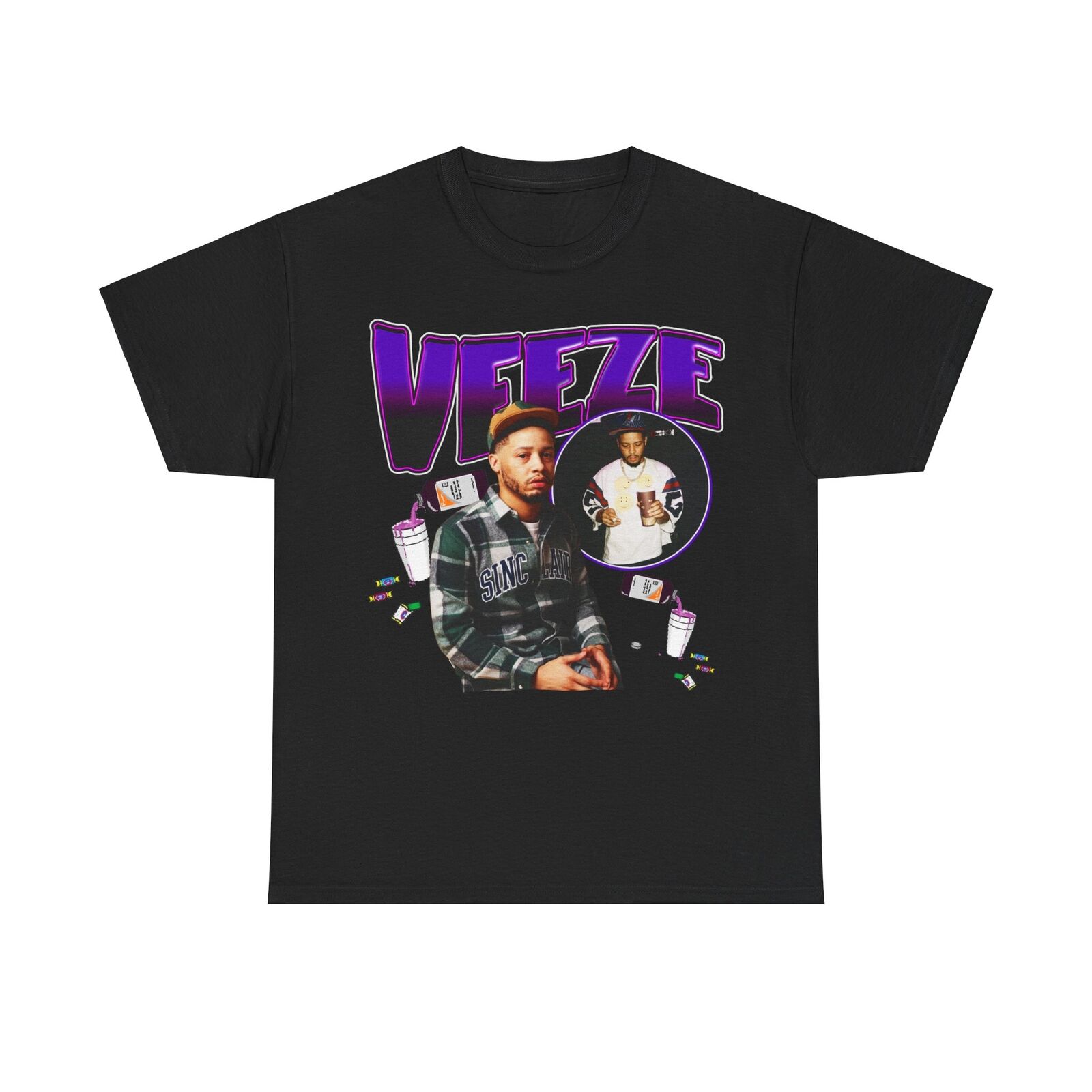 Veeze Detroit Rap Star Unisex Heavy Cotton Tee - Walmart.com