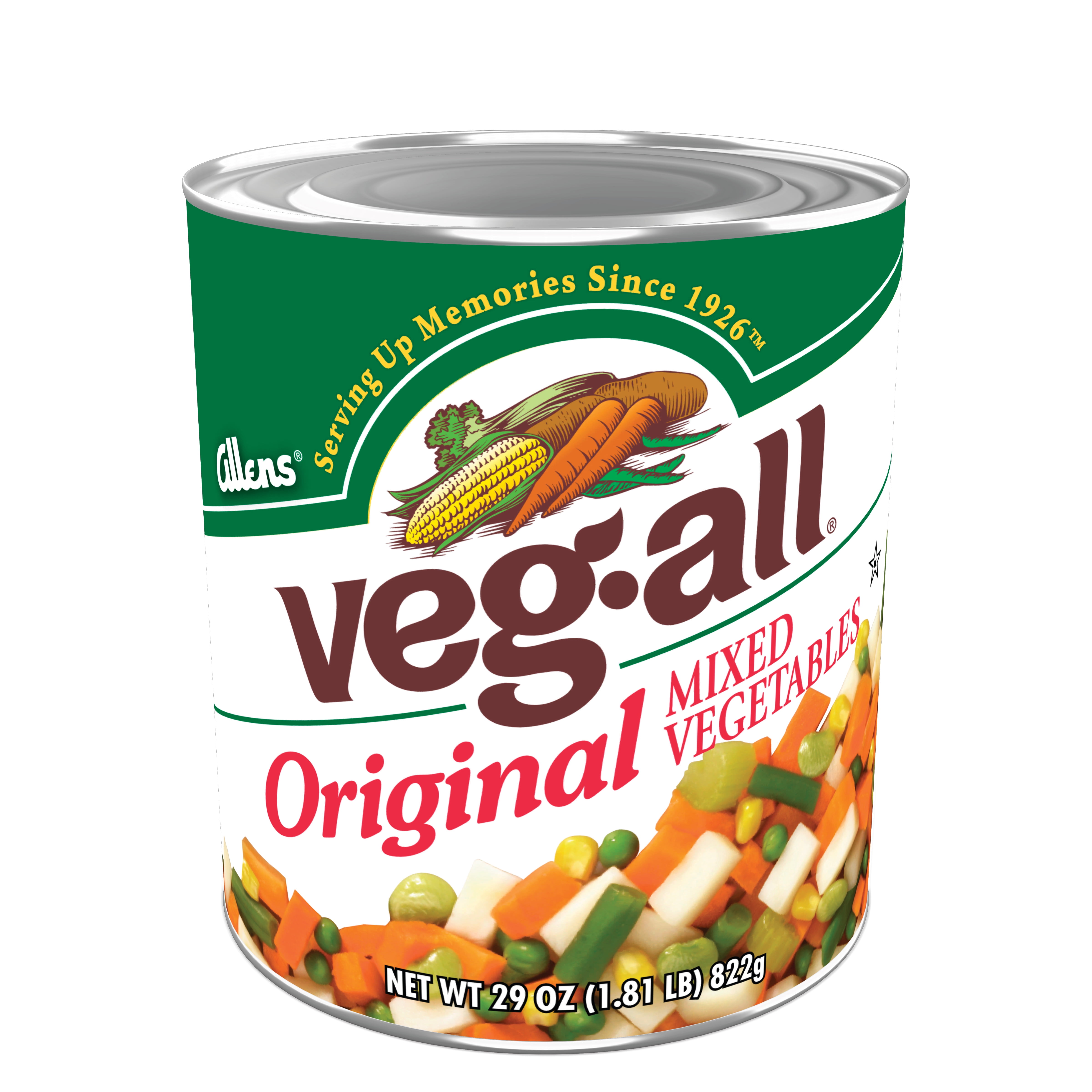 Veg-All Original Mixed Vegetables 29 Oz Can - Walmart.com