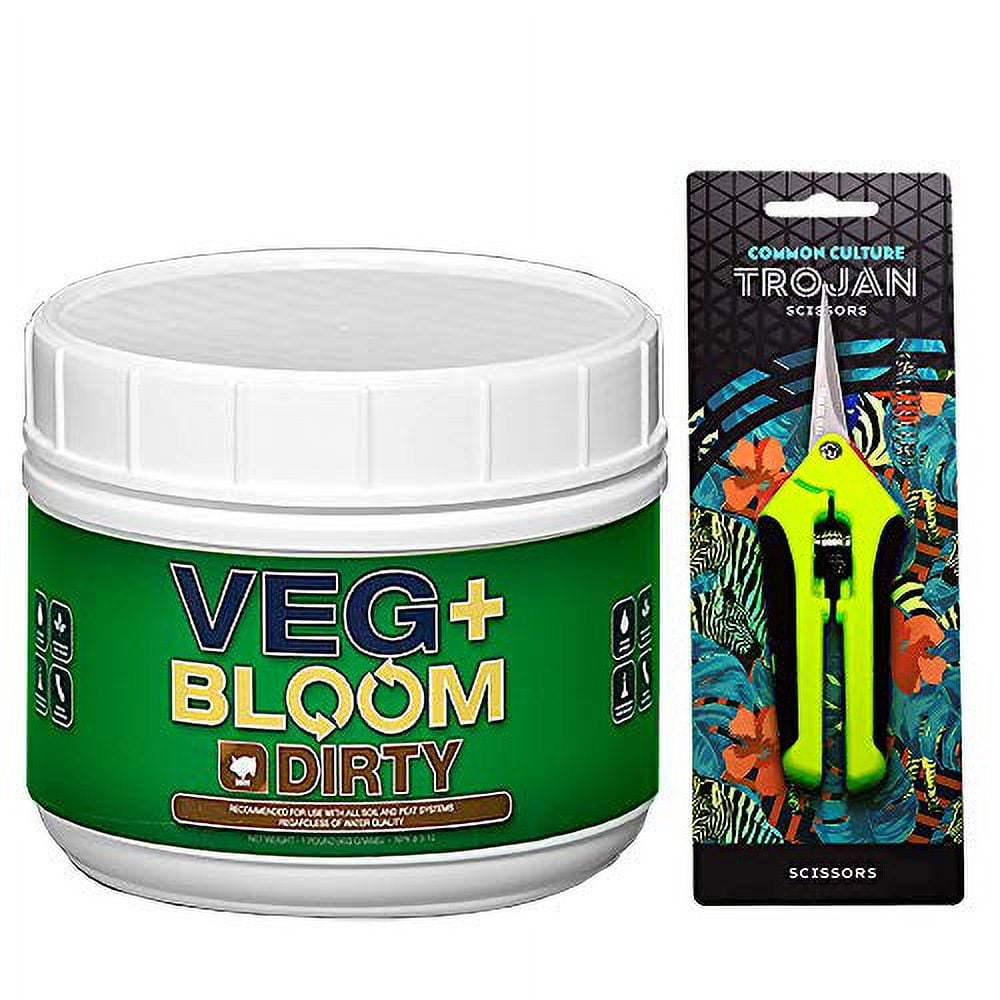 Veg+ Bloom Dirty Formulated Nutrient Powder for Soil and Peat -1lb with ...