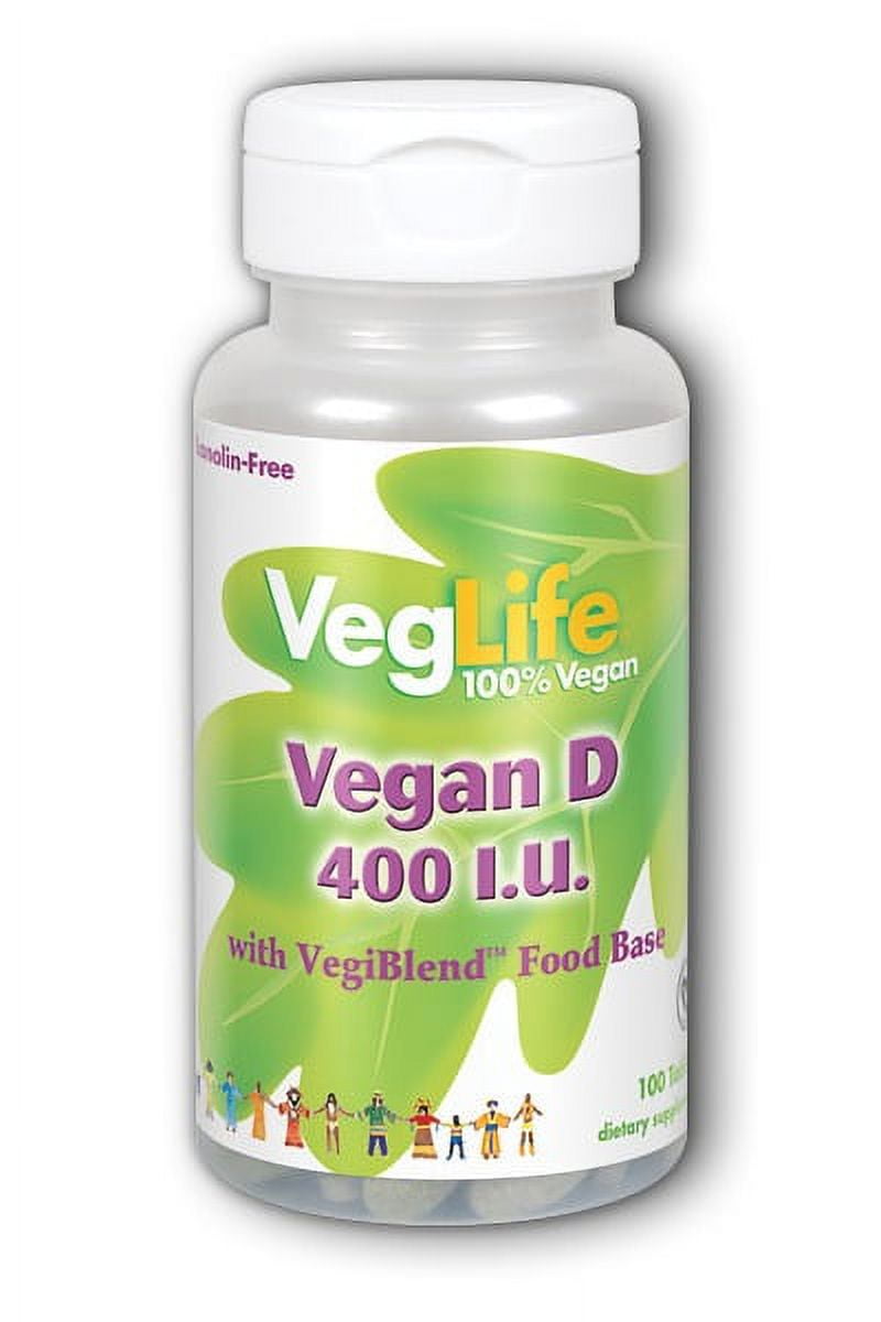 VegLife Vegan D 400 I.U. Tablets - Walmart.com