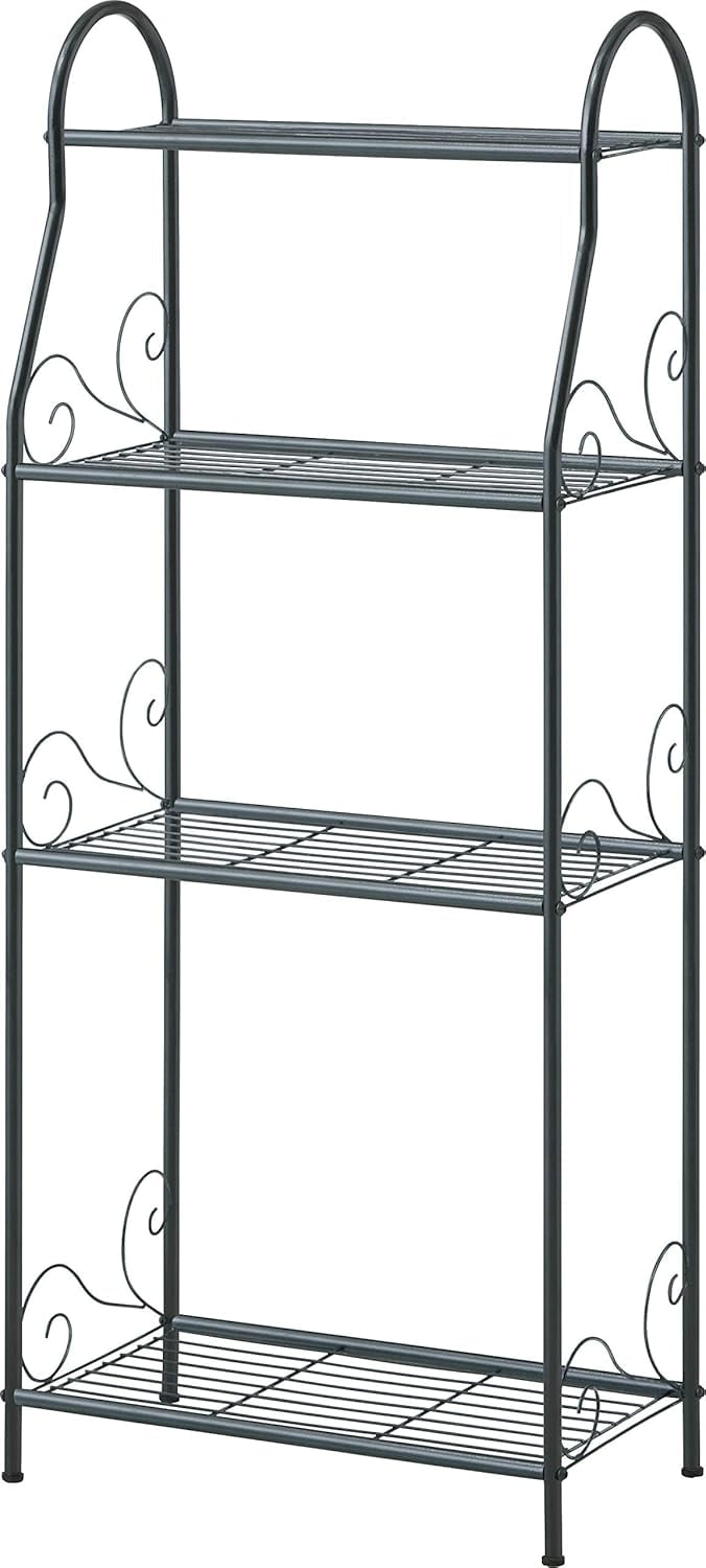 VegTrug 4 Shelf Stand, Indoor and Outdoor Stand, Made of Steel, Easy to ...