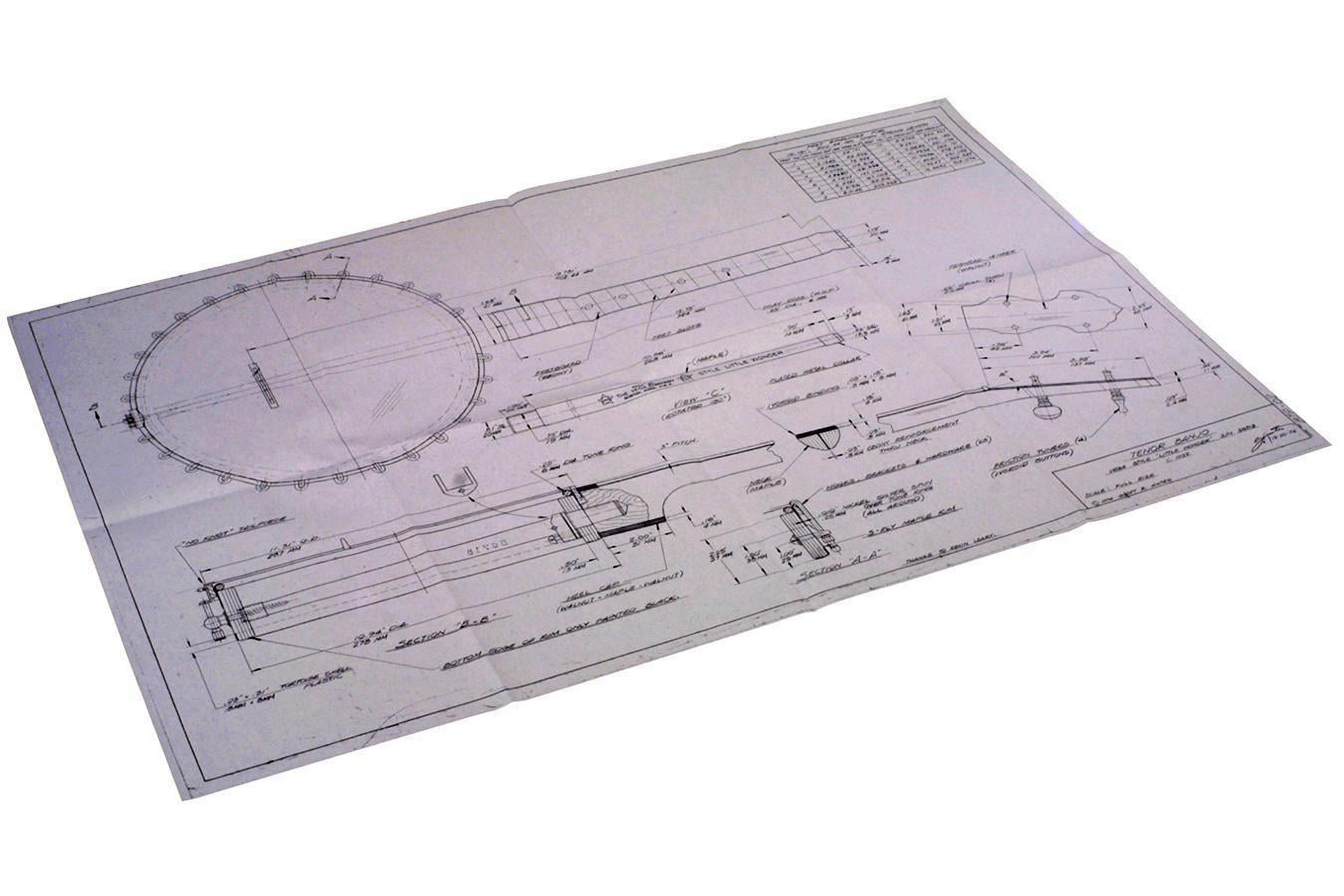 Vega Style "Little Wonder" Tenor Banjo Plan - Walmart.com