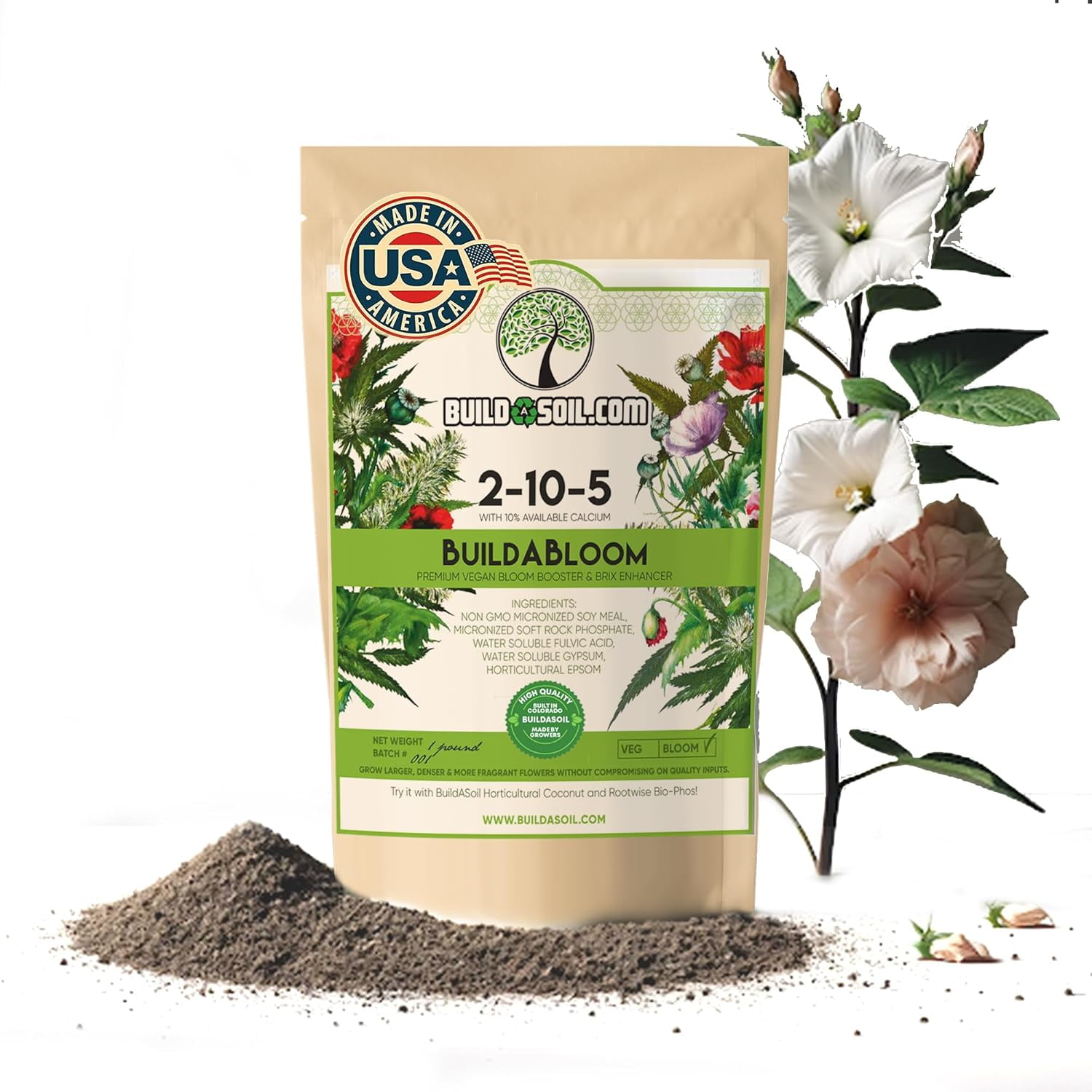 Vegan Bloom Booster & Brix Enhancer - Natural Soil Flower Food of ...