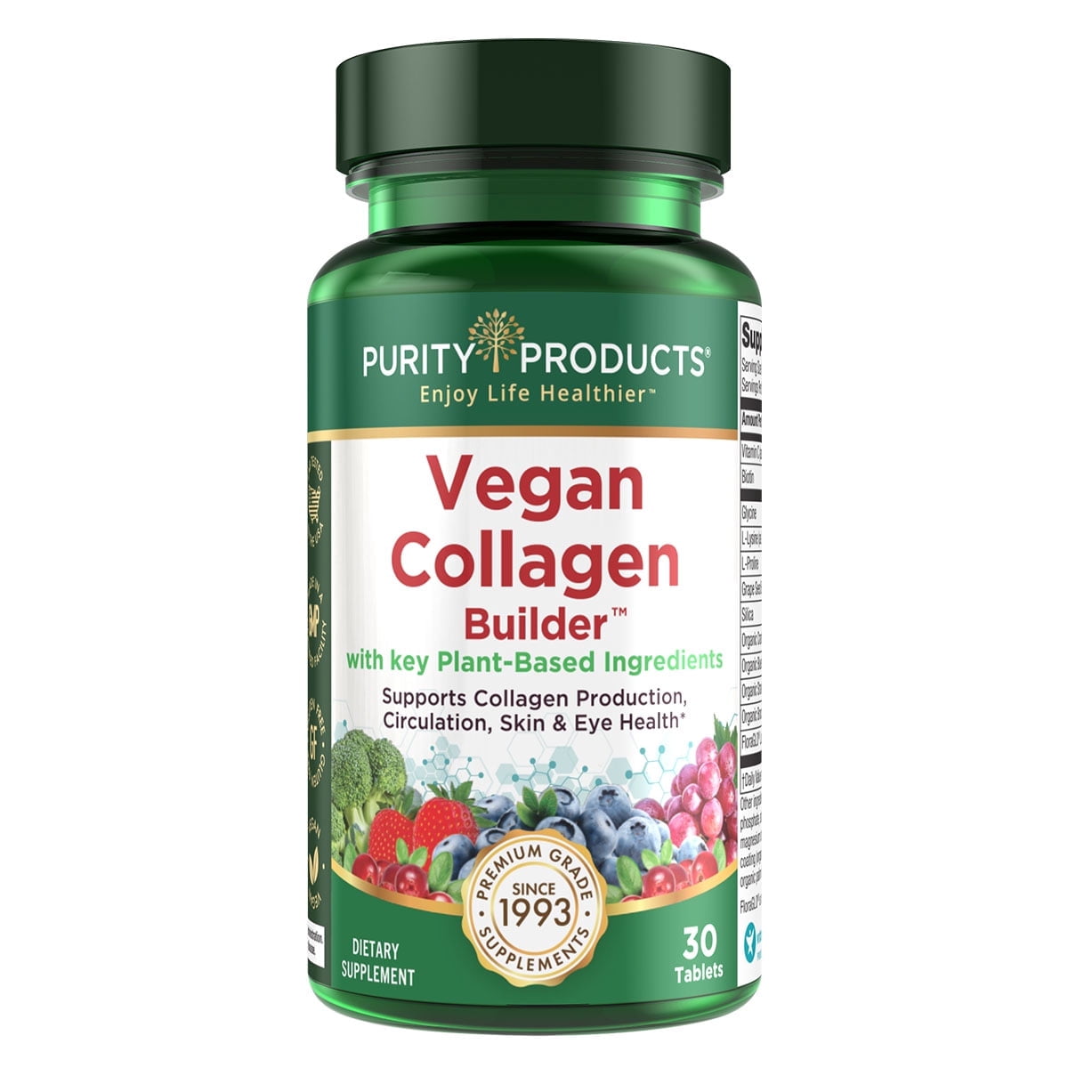 Vegan Collagen Builder - Organic Whole Foods, Vitamins, Amino Acids ...