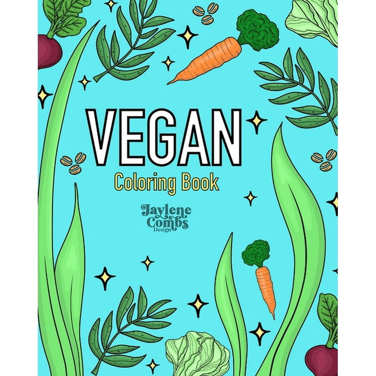 vegan coloring pages