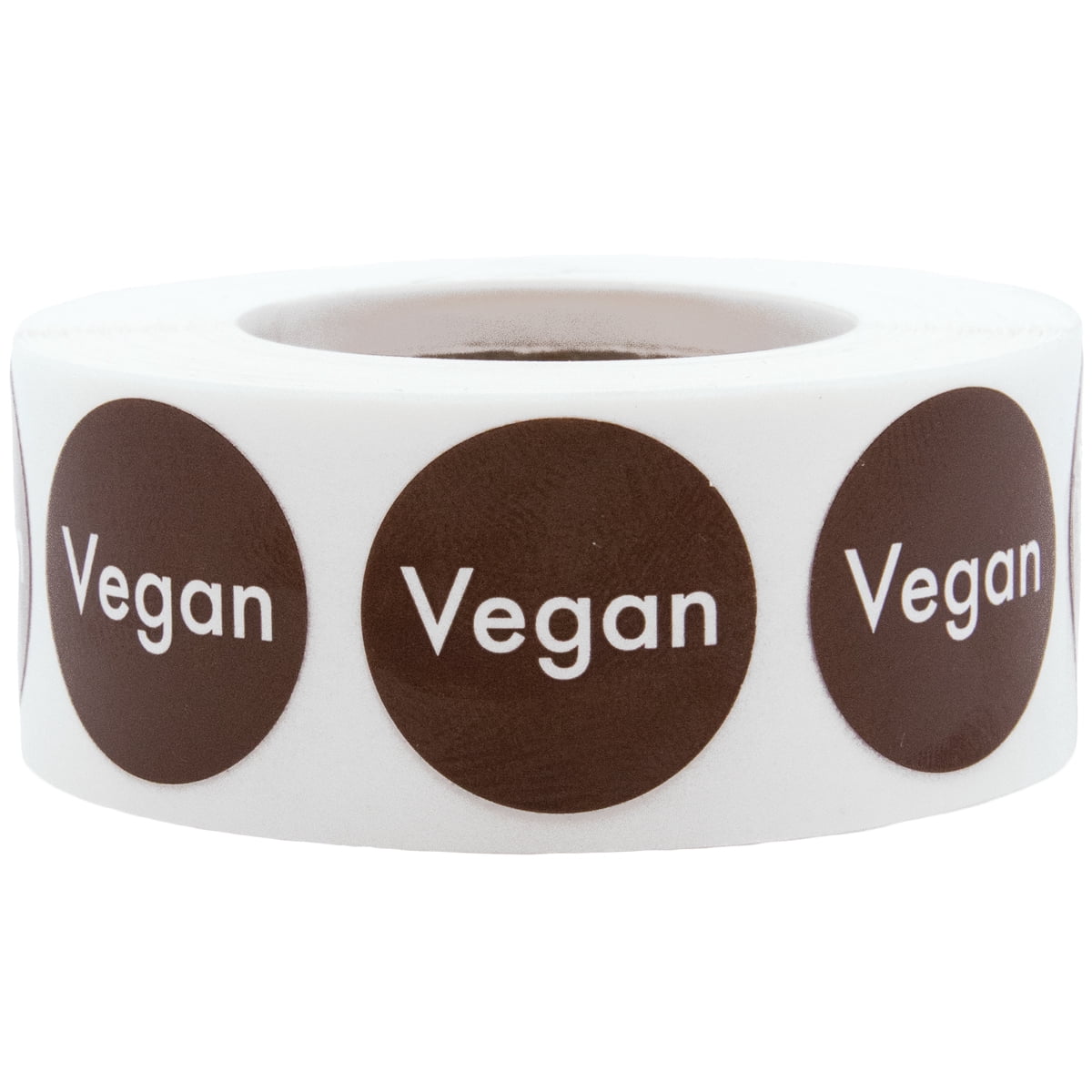 Vegan Food Rotation Labels .75 Inch Round Circle Dots 500 Adhesive ...