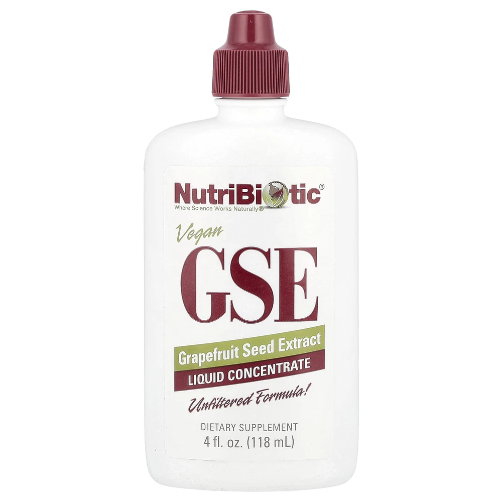 Vegan GSE, Grapefruit Seed Extract, Liquid Concentrate, 100 mg, 4 fl oz (118 ml) - Walmart.com