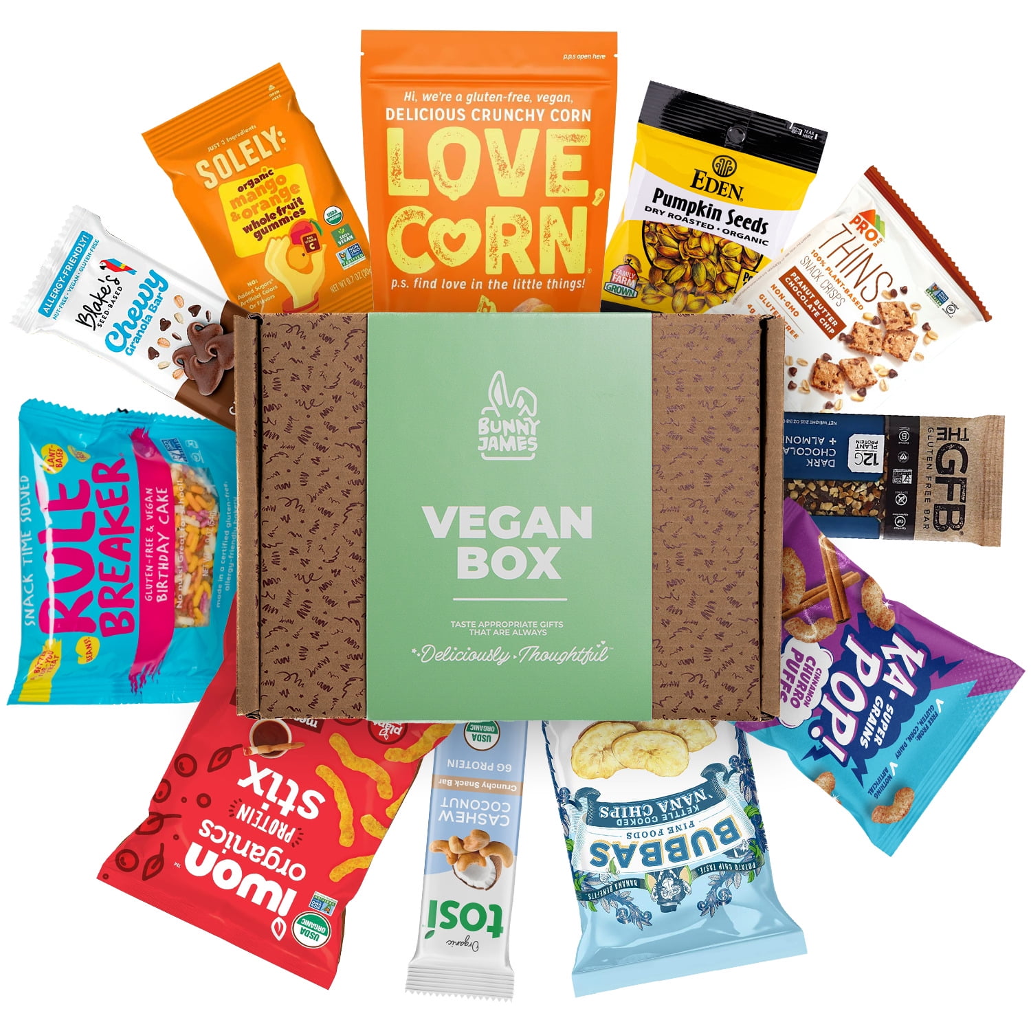 Vegan Gluten-Free Snack Discovery: Premium Assortment Gift Box ...