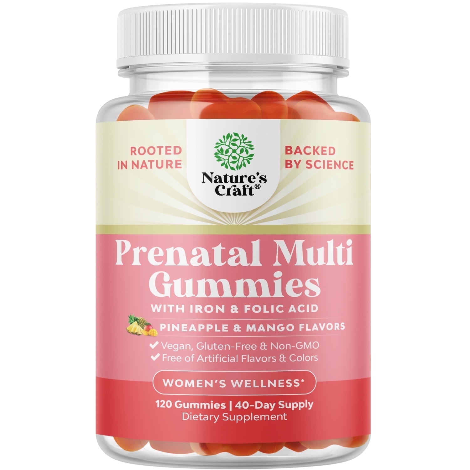Vegan Prenatal Gummies for Women - Gummy Prenatal Vitamins for Women ...