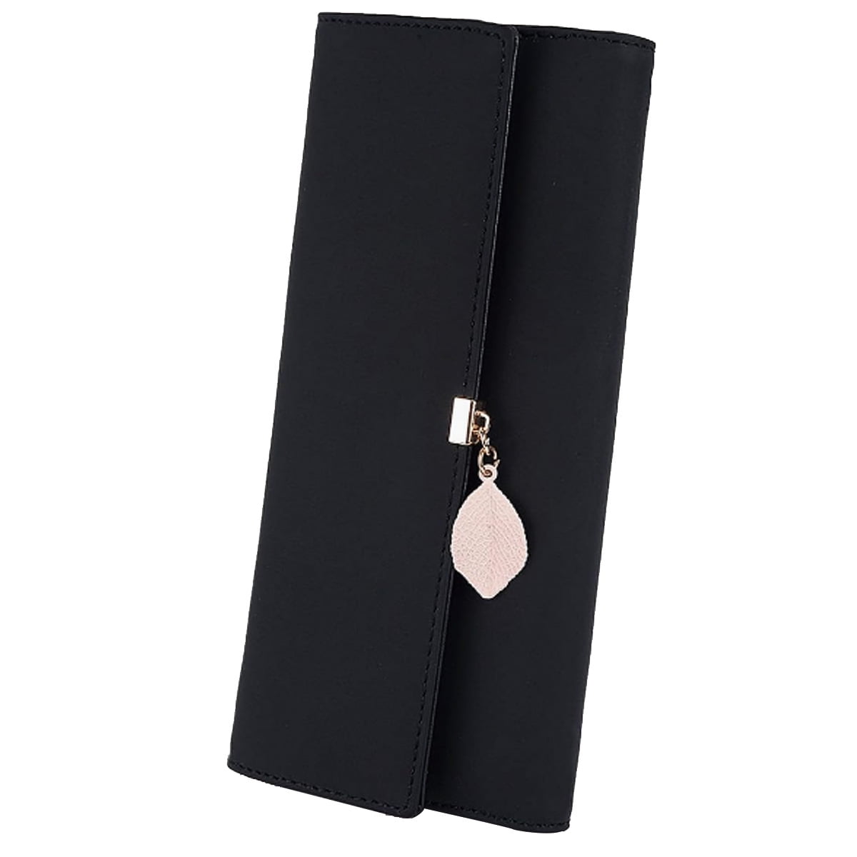 Vegan RFID Leaf Pendant Card Holder Wallet - Walmart.com