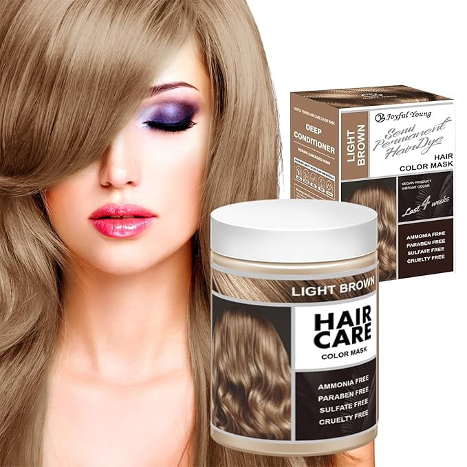 Vegan Semi-Permanent Hair Color Mask – Ammonia-Free, Paraben & Sulfate ...