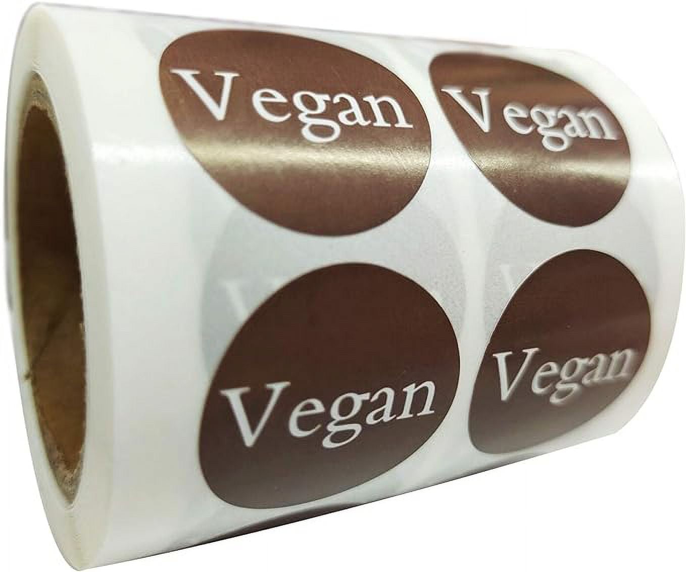 Vegan Stickers Food Rotation Labels -Food Warning Labels 1" Round ...