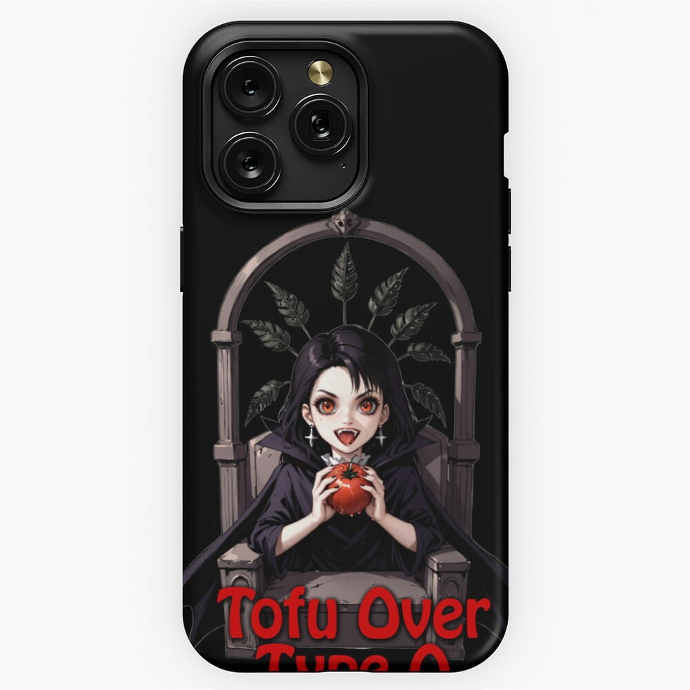 Vegan Vampire Funny Plant Based Quote Apparel iPhone Case 17 through 11 ...