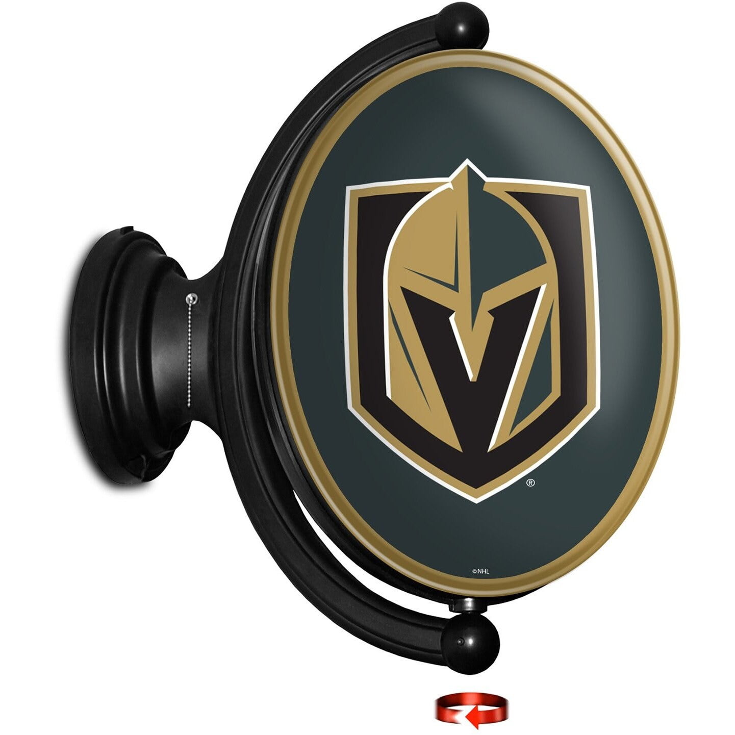 Vegas Golden Knights 23'' x 21'' Illuminated Rotating Wall Sign ...