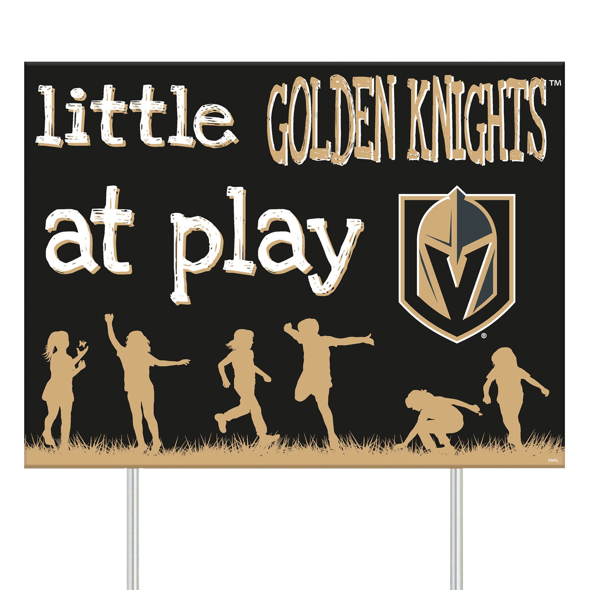 Vegas Golden Knights 24" x 18" Little Fans At Play Yard Sign - Walmart.com