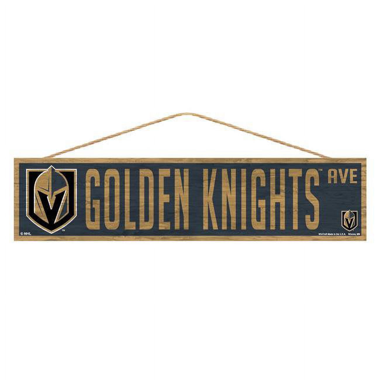 Vegas Golden Knights Sign 4x17 Wood Avenue Design - Walmart.com