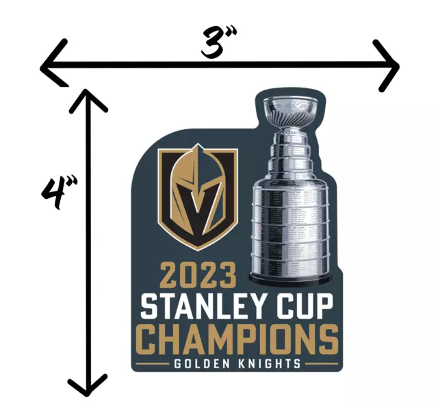 Vegas Golden Knights Stanley Cup Champions Sticker - Waterproof - Phone ...