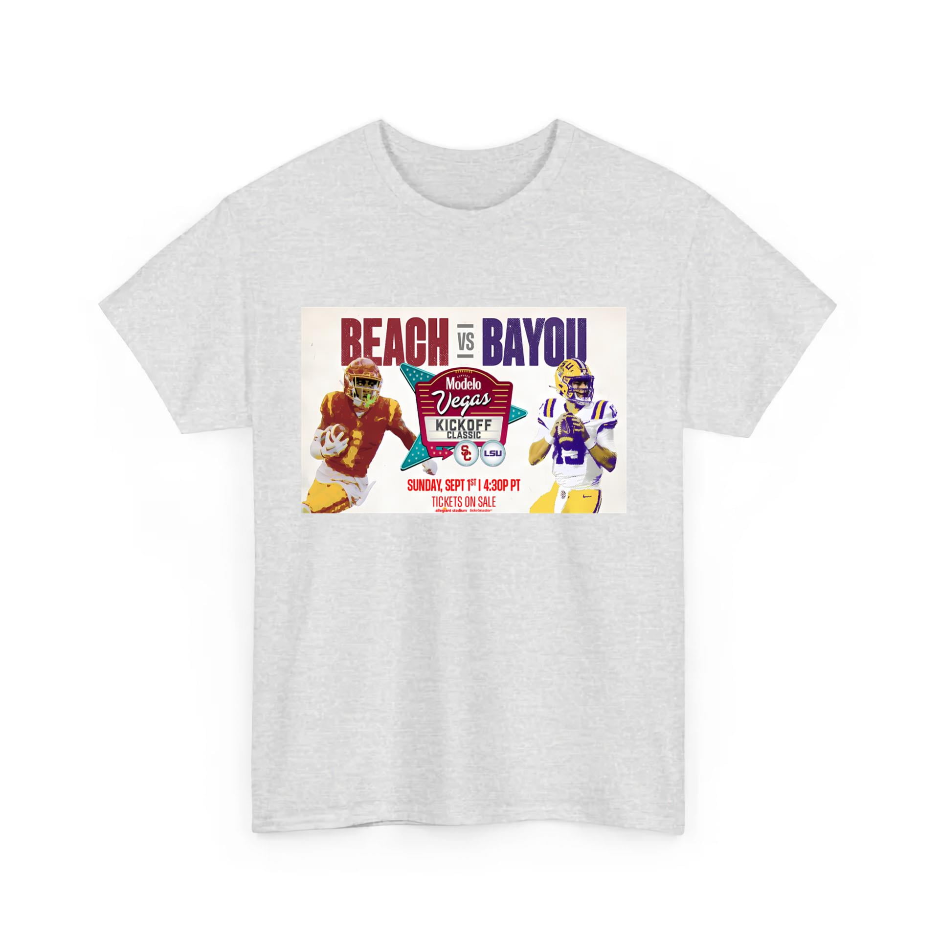 Vegas Kickoff Classic Football Shirt, LSU vs USC 2024 Tee - Walmart.com