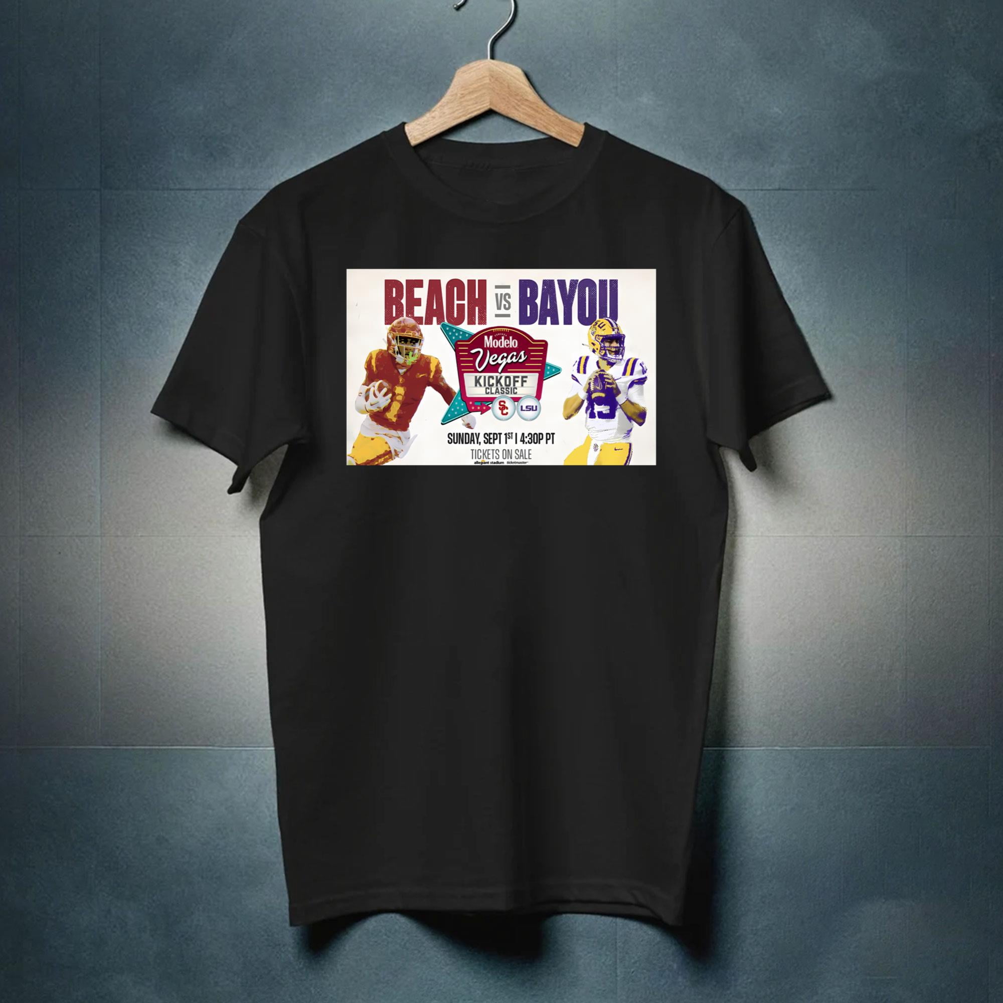 Vegas Kickoff Classic Lsu Vs Usc September 1 2024 Poster Shirt-TH29076 ...