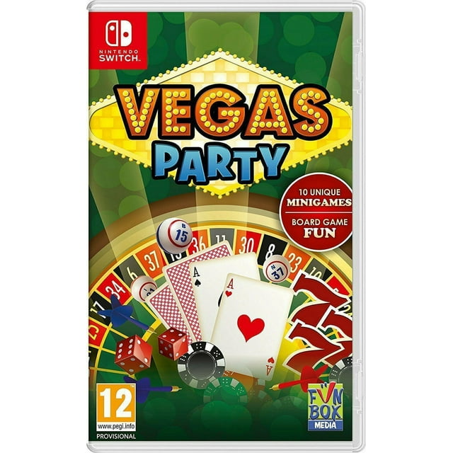 Vegas Party - Nintendo Switch [10 Minigames Race Luck Cards Gambling ...