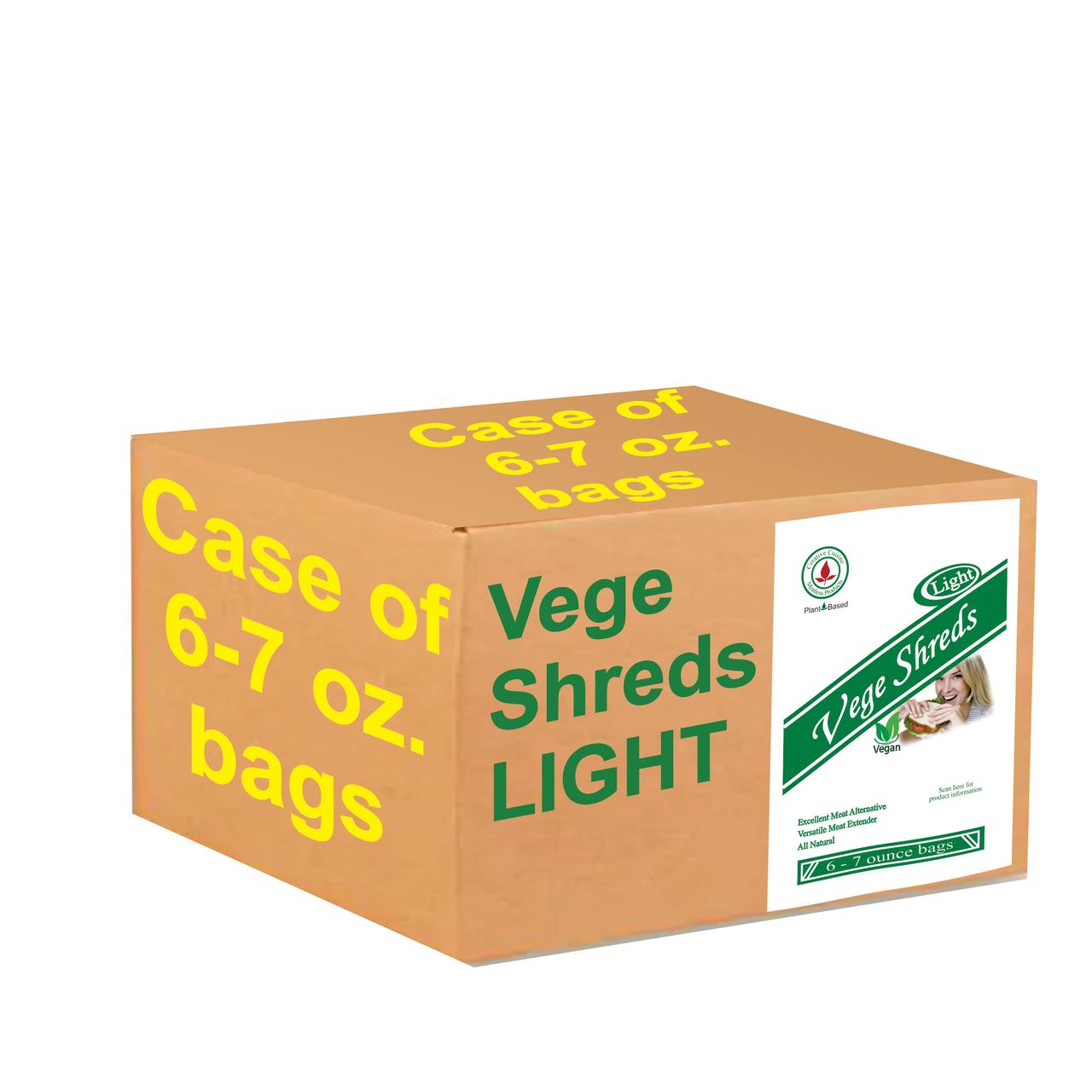 Vege Shreds Light, Veggie Meat, Shredded Chicken, Shredded Light Meat, 6-7 oz bags, FREE ...
