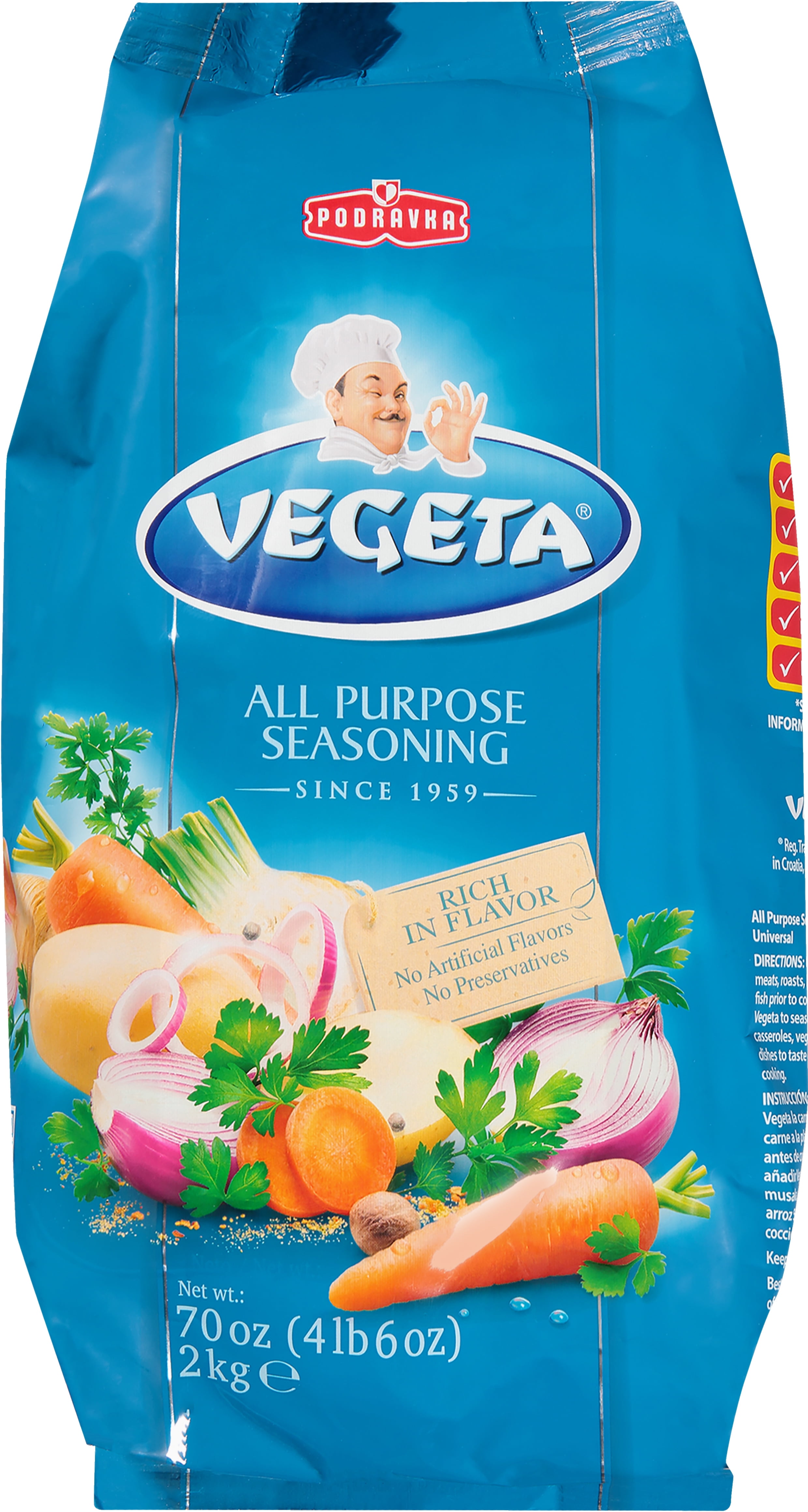 Vegeta All Purpose Seasoning, 70 oz Bag - Walmart.com