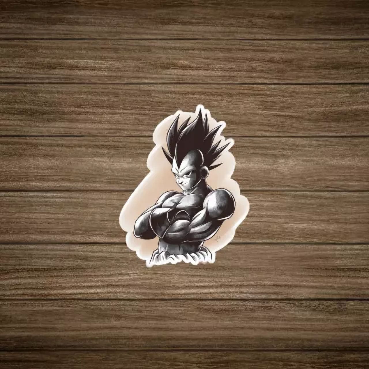 Vegeta Dragon Ball Z Super Saiyan Anime Character Sticker Decalphone ...