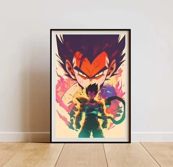 Vegeta - The Famous Character From The Dragon Ball Manga 1 NO FRAMED ...