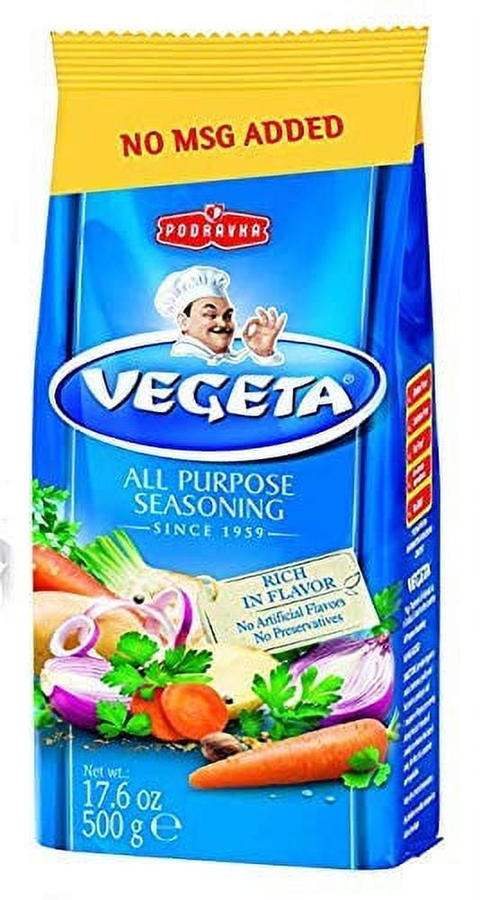Vegeta, Gourmet Seasoning, No AKF18 MSG, 17.5oz 500g bag (17.5 Ounce (3 ...