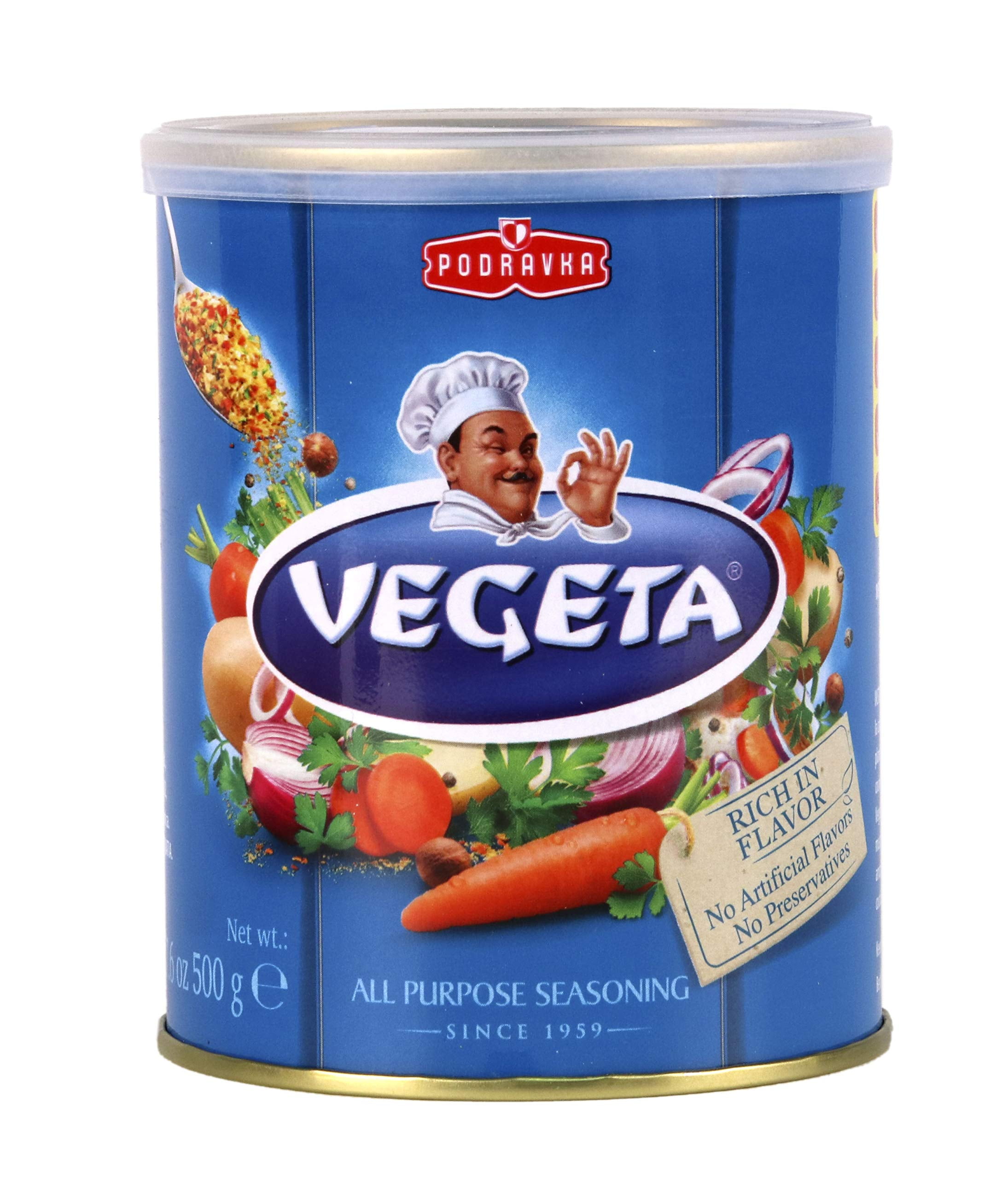 Vegeta Gourmet Seasoning Tin, TMA2 17.5 oz. - Walmart.com