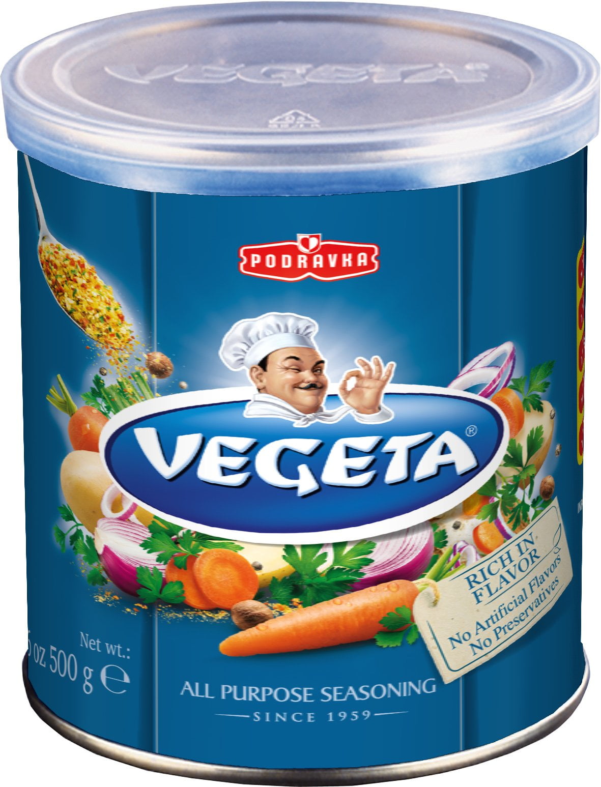 Podravka Vegeta Gourmet Seasoning, Soup Mix, 500g, Gluten Free, Kosher ...