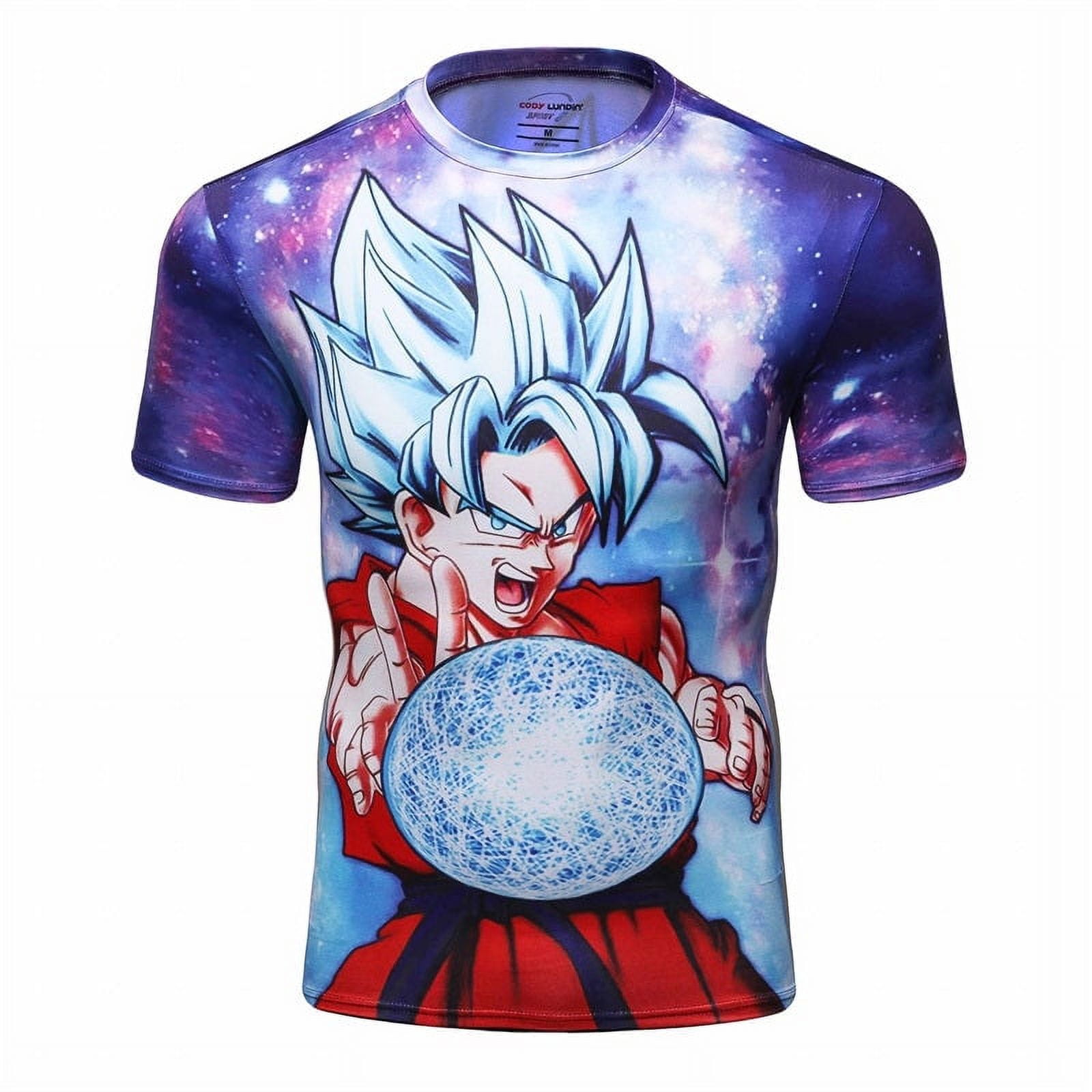Vegeta Rash Guard Compression Short Sleeves - Walmart.com