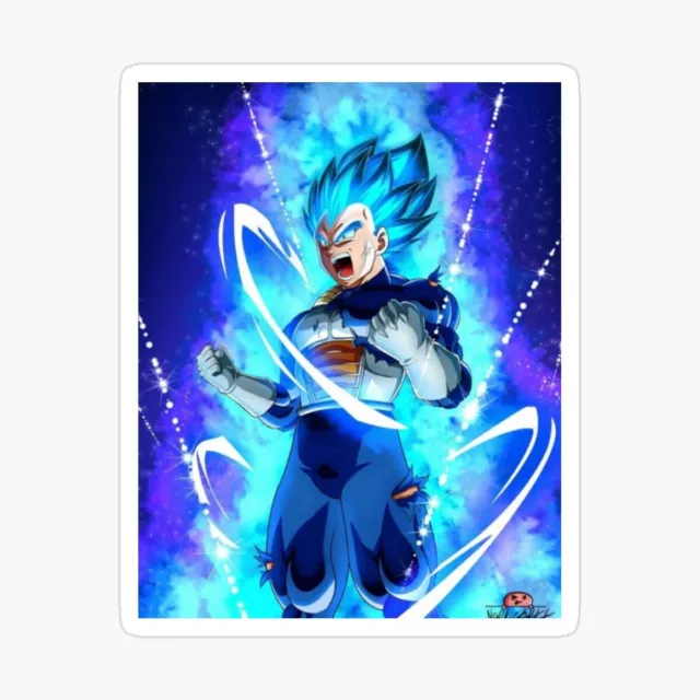 Vegeta Sticker For Car, Truck Sticker Phone Decal Water Bottle Stickers ...