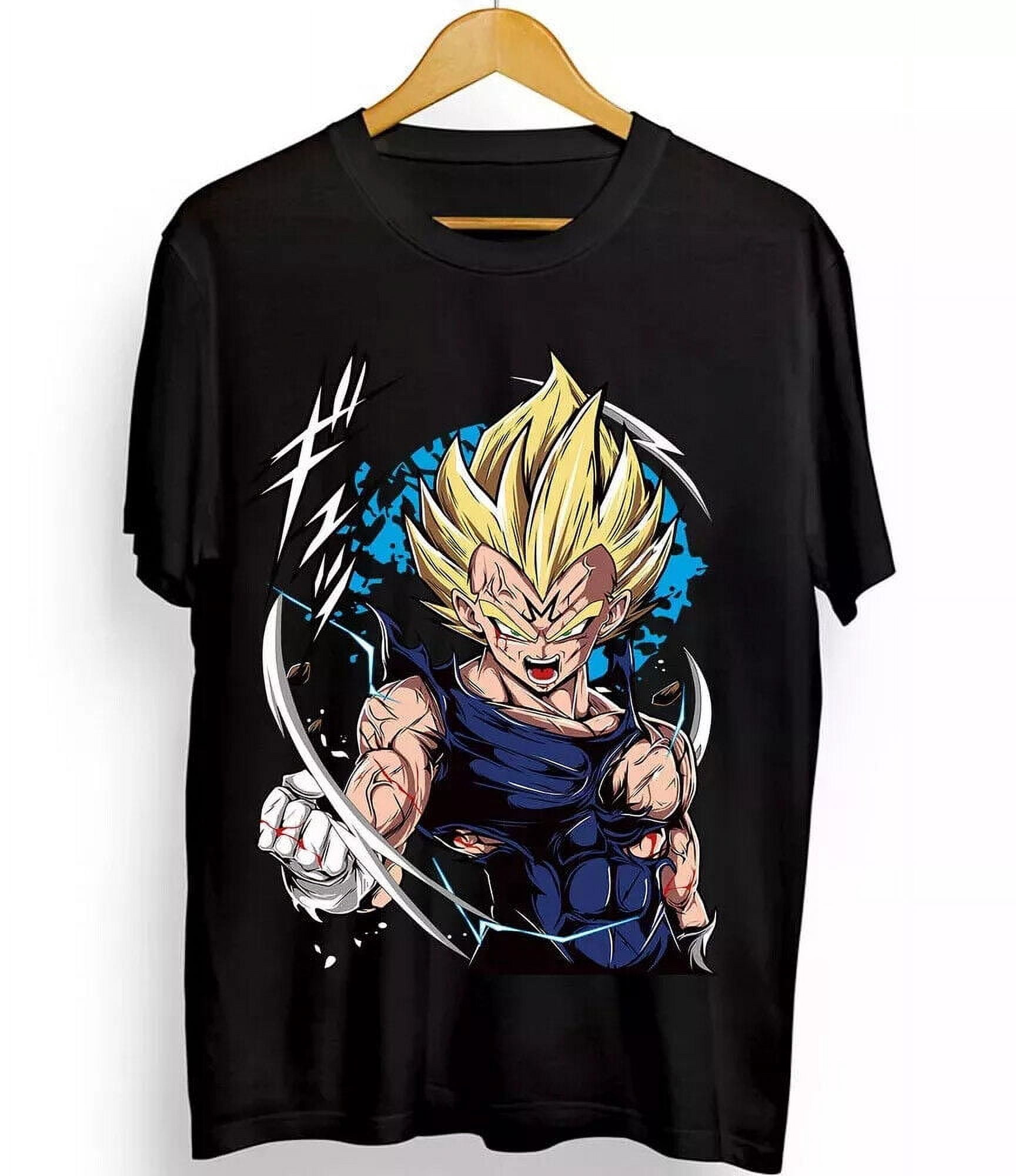 Brandclub - Vegeta T-Shirt Son Goku Dragon Ball Z Majin Anime Gohan ...