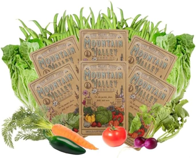 Vegetable 6 Pack Container Garden Seed Assortment – Tomato, Jalapeno ...
