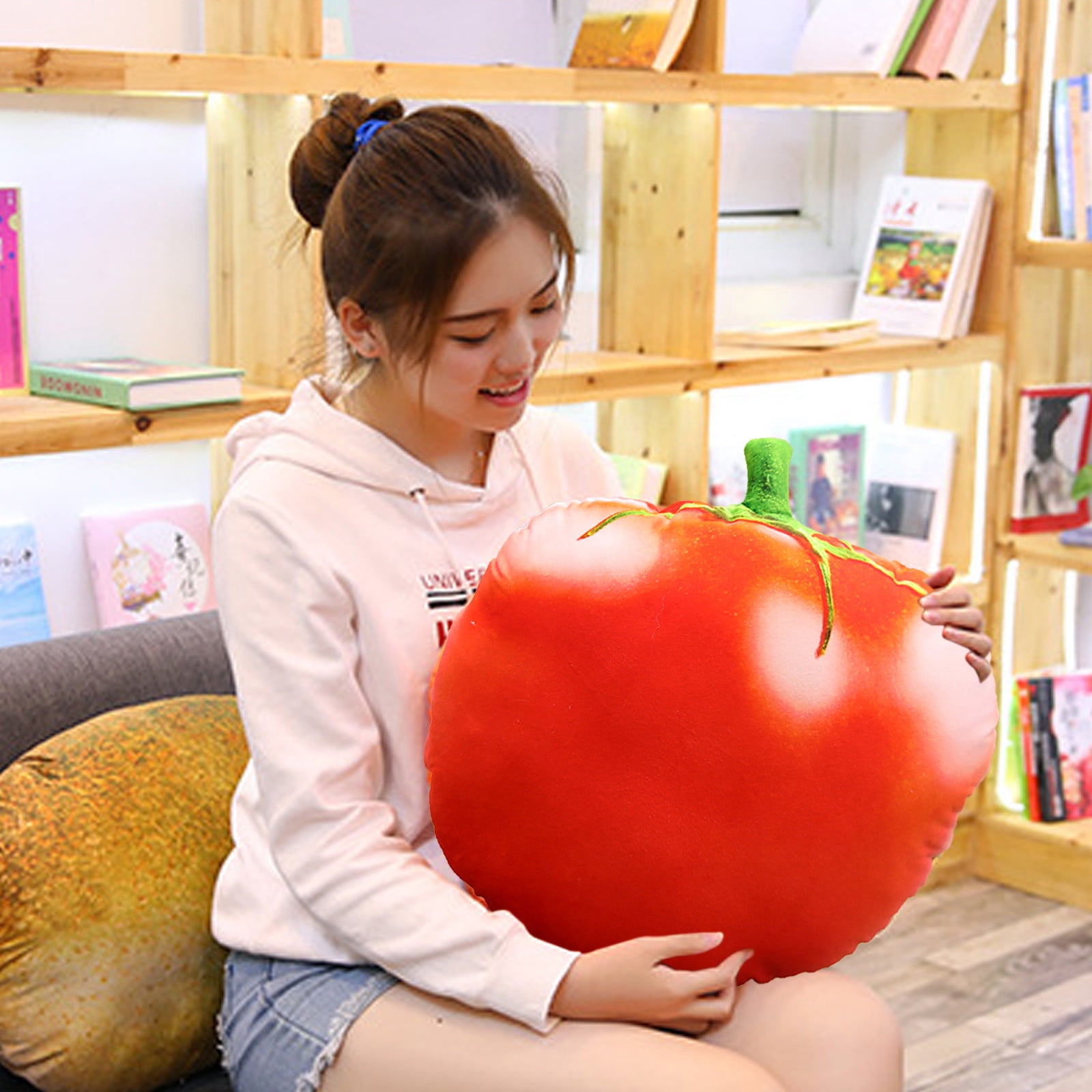 Vegetable And Fruit Plush Toy Simulated Broccoli Carrot Tomato ...