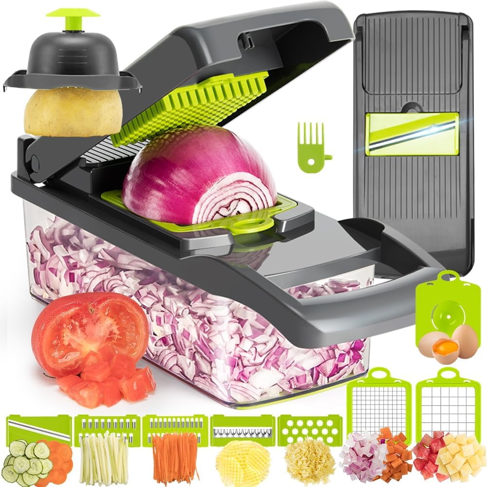 Vegetable Chopper 16in1 Veggie Chopper Slicer Cutter Food Dicer with ...