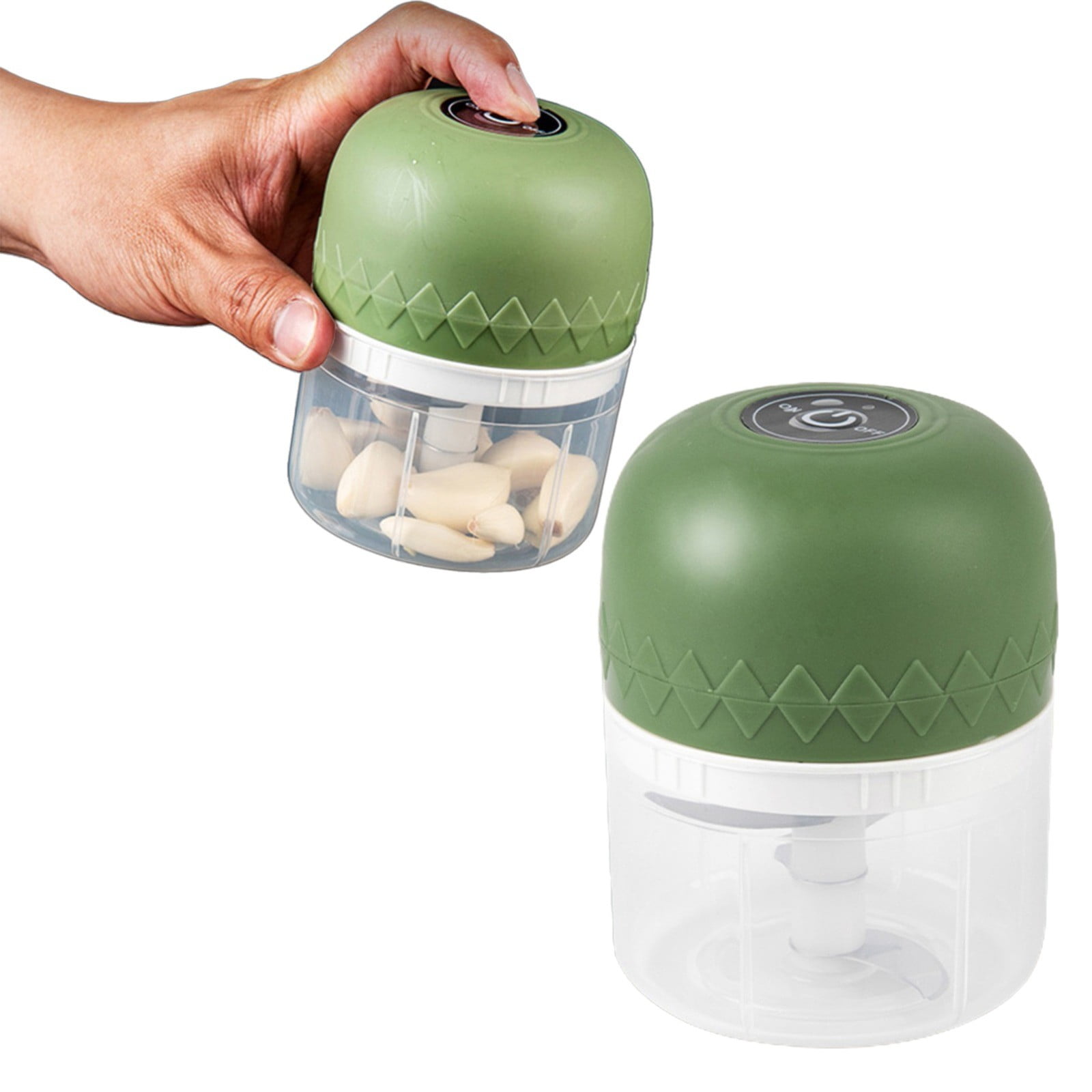 Vegetable Chopper 250ml Lightweight Garlic Mincer Tool USB Rechargeable ...