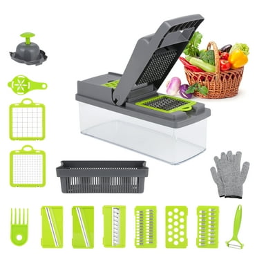 Nutri Slicer XL - Food Dicer, Shredder, Chopper, with Interchangeable ...