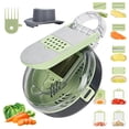Vegetable Chopper, Lychee 13 In 1 Food Chopper Vegetable Cutter ...