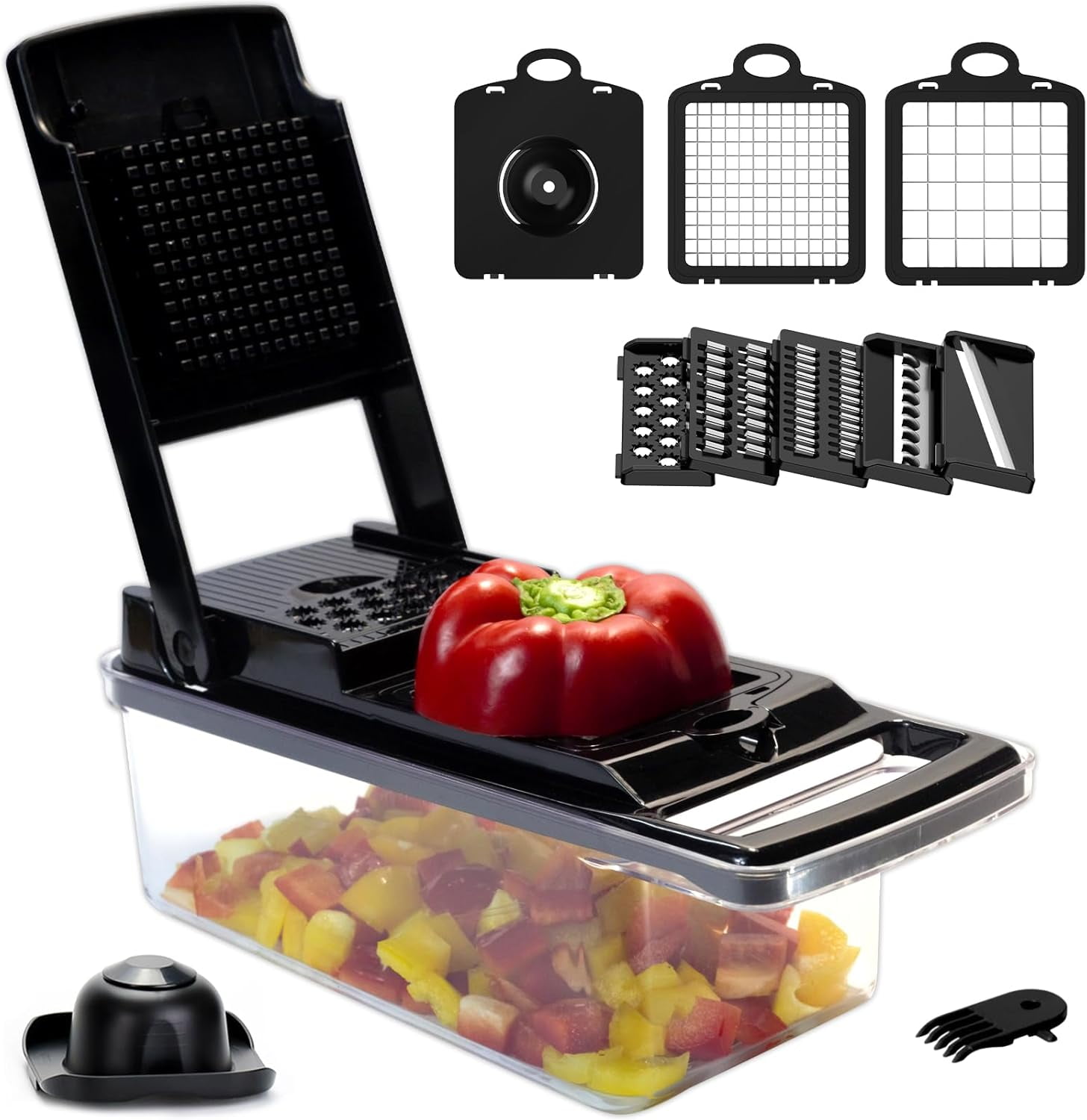 Vegetable Chopper, Pro Onion Chopper, 10 in 1 Multifunctional Chopper ...